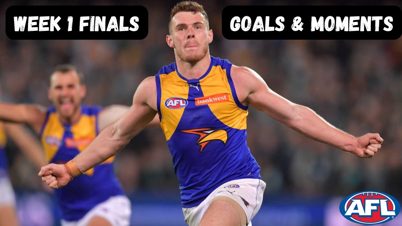 Random AFL Week 1 Finals Goals & Moments - YouTube