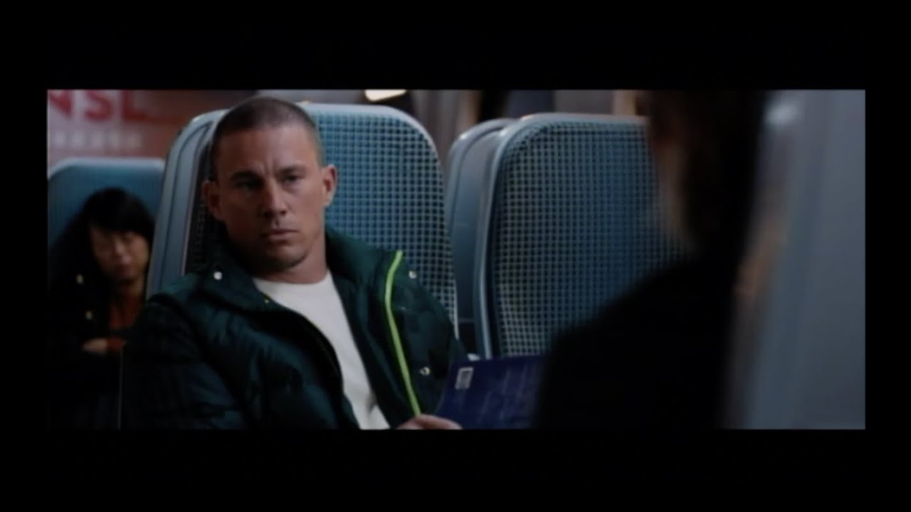 Bullet Train scene "is this like a SEX thing". Brad Pitt and Channing ...