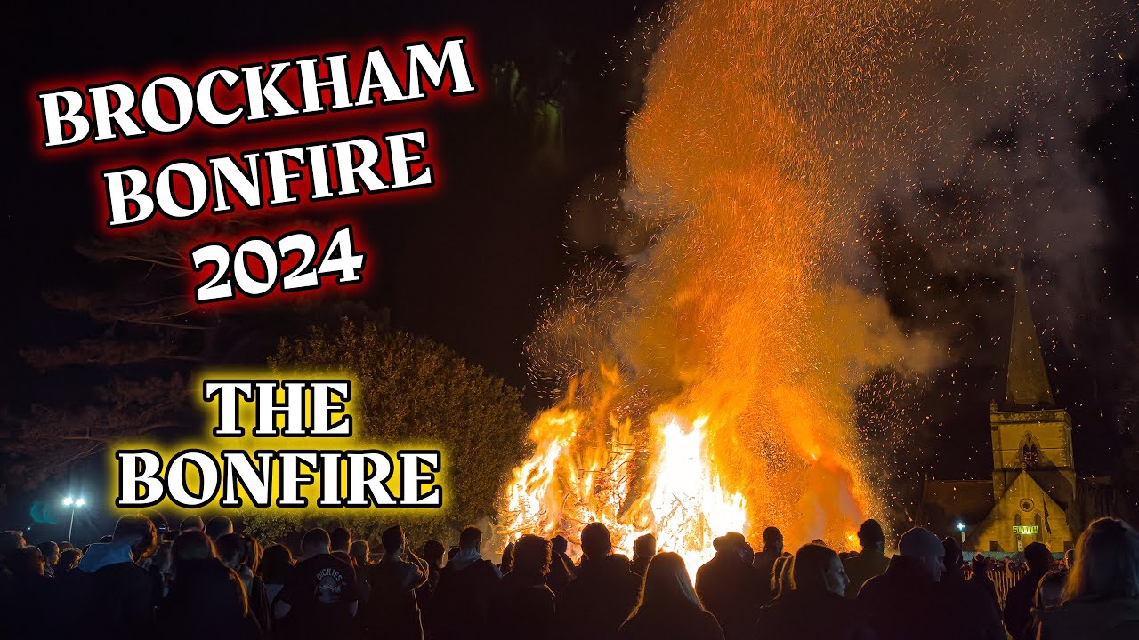 Brockham Bonfire 2024 | The Bonfire - YouTube
