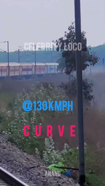 celebrity loco curves at 130 kmph - YouTube