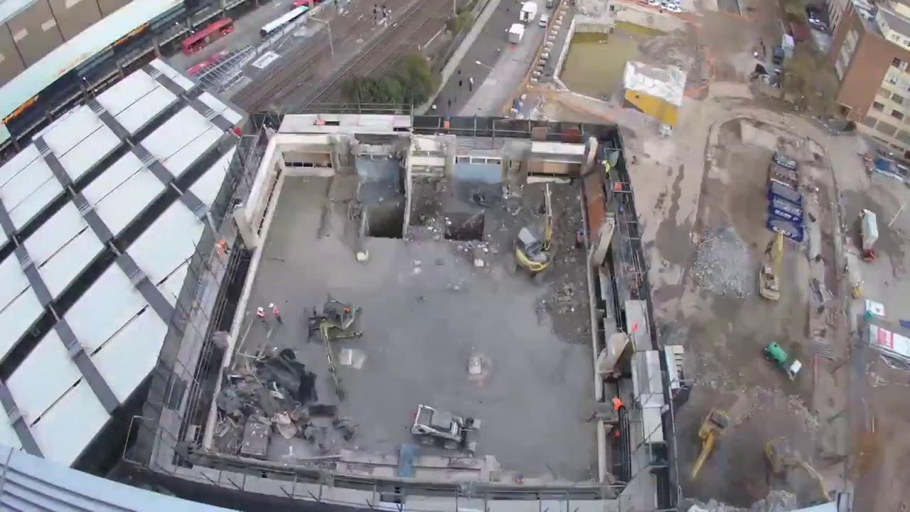 Complete Building Demolition by Mann Group in Sydney - YouTube
