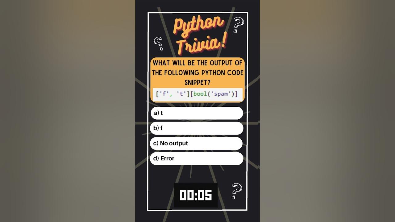 Python Trivia Boolean 4 Coding Python Techcommunity Shorts