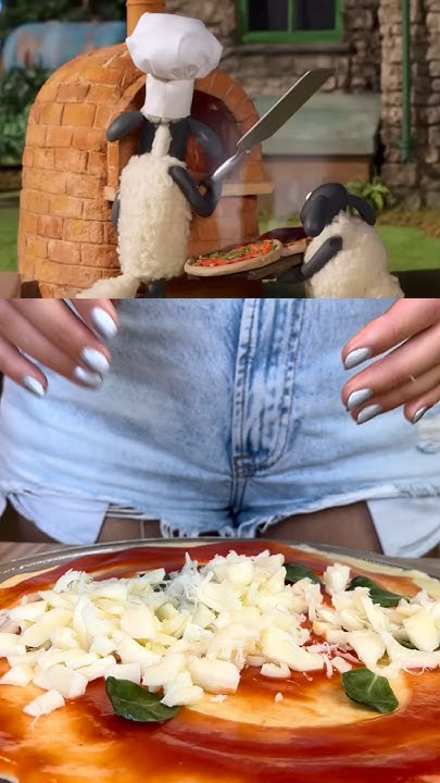 Shaun's Shearly Delightful Baa-gherita Pizza Is Sheepishly Good!#shorts ...