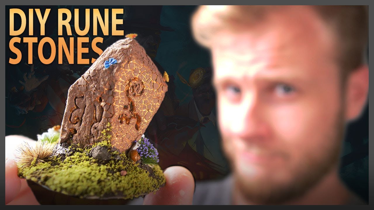 Magical RUNE STANDING STONES from Foam Scraps - YouTube