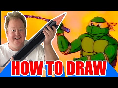 How to Draw MICHAELANGELO | step by step - YouTube
