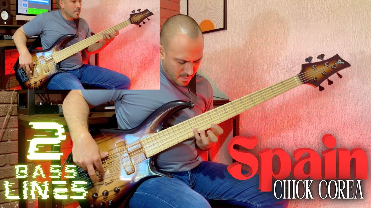 Chick Corea - Spain - 2 BASSES (JANDREX BASS) - YouTube