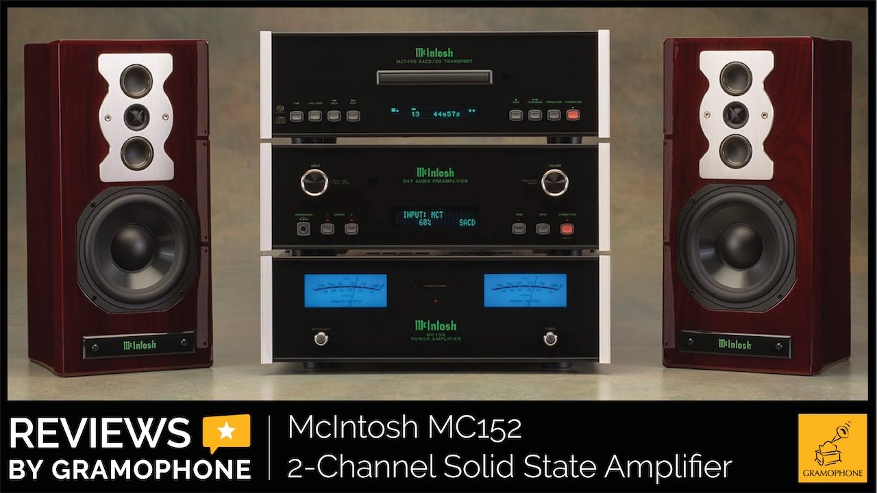 McIntosh MC152 Compact Power Amplifier - YouTube