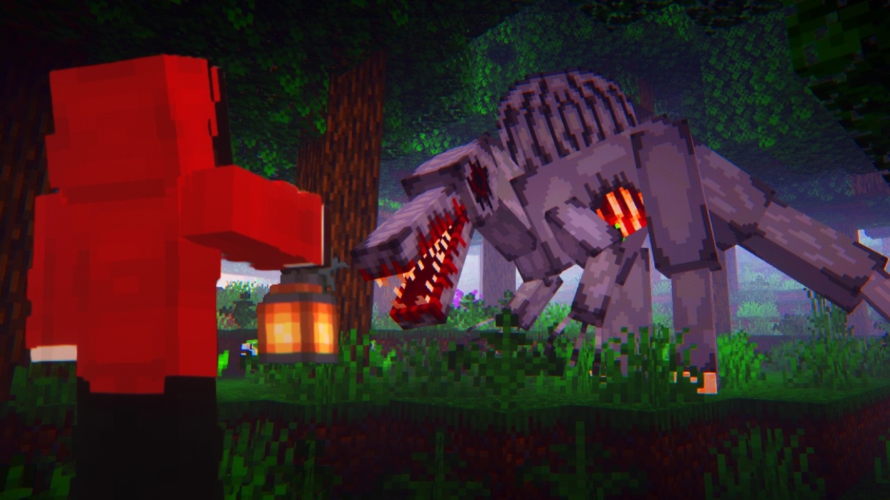 A Dinosaur Minecraft Horror Mod That's Actually TERRIFYING - YouTube