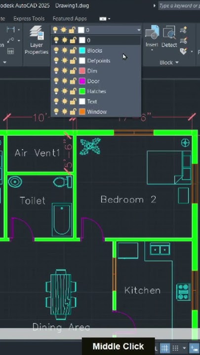 🔒 Lock Layers in AutoCAD – Protect Your Drawings Like a Pro! 🚀 | Civilian Himmu Tutorial # ...