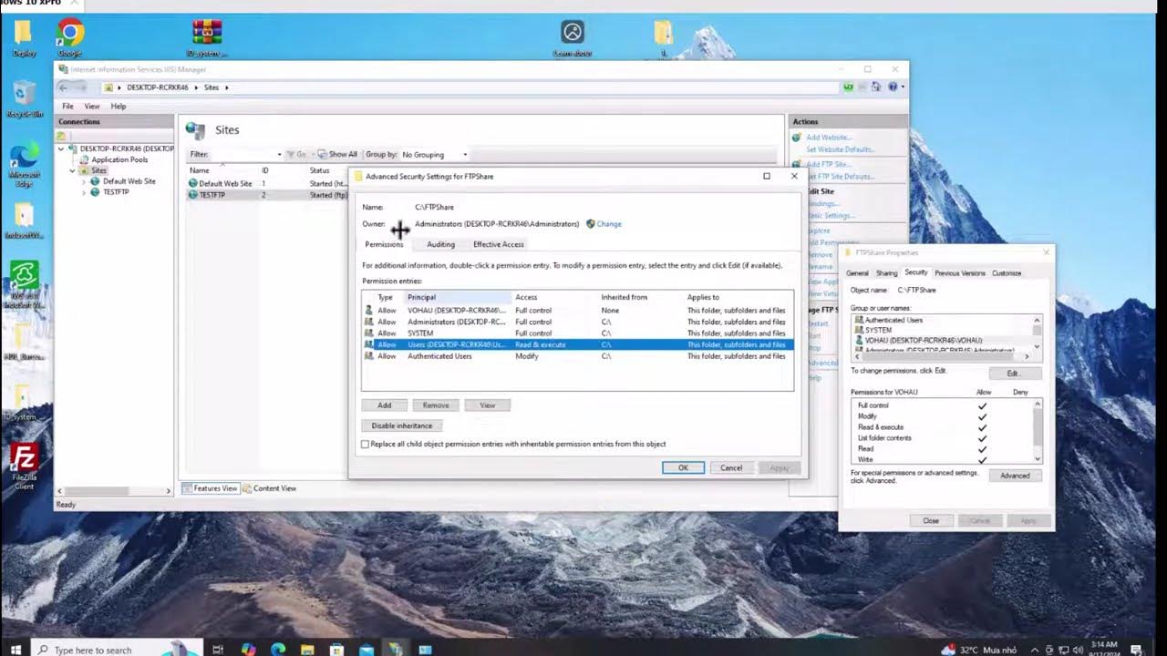 Set up the FTP Server at localhost & How to check FTP client by ...