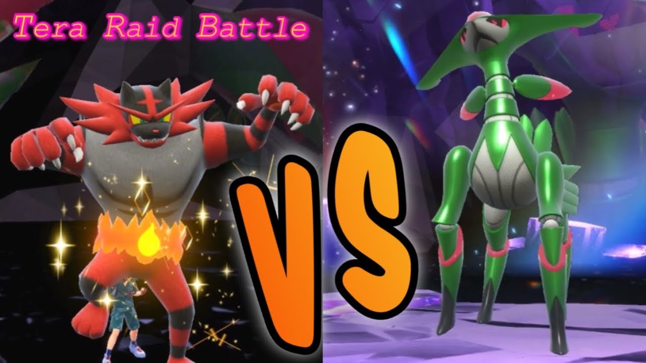 ② Incineroar VS Iron Leaves : Tera Raid Battle : Pokémon SV - YouTube