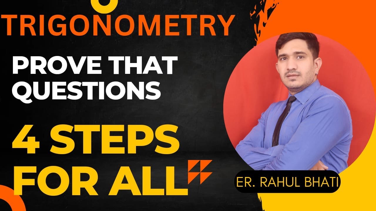 Trigonometry | Trigonometry Tricks | Trigonometry Prove that Question ...