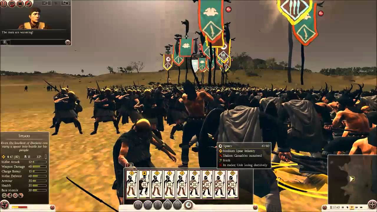 Total War: Rome 2. Tylis vs Getae. Land Battle. - YouTube