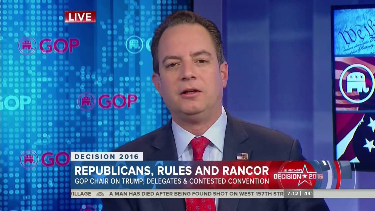 RNC Chairman Reince Priebus on NBC's 'Today' - YouTube