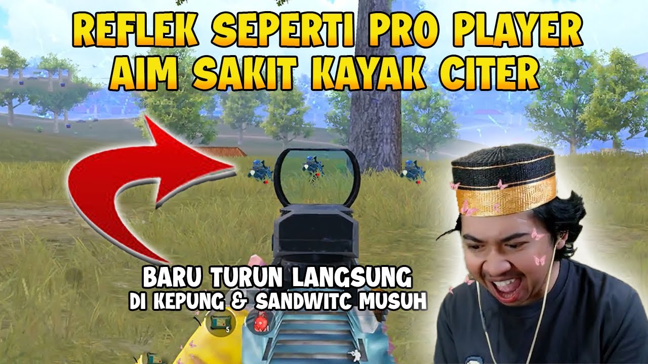 REFLEK SEPERTI PRO PLAYER, AIM SAKIT KAYAK CITER!! Baru Turun Aja Sudah Di Kepung Pak | PUBG ...