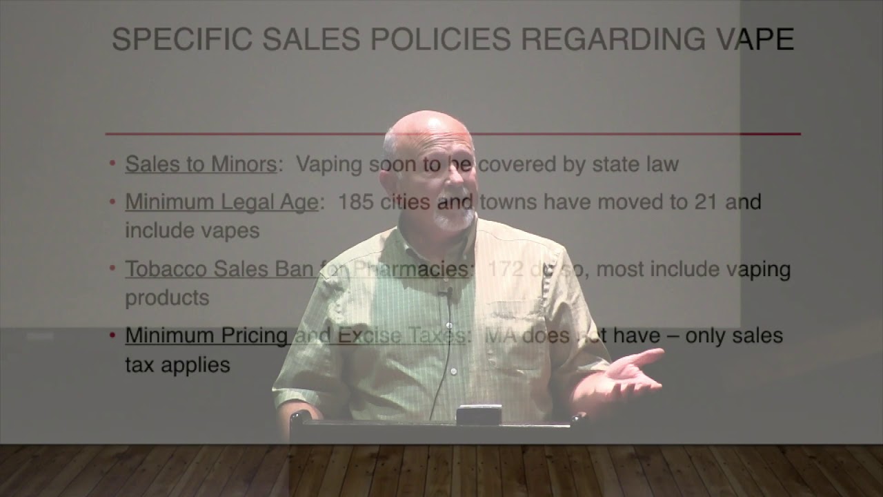 Vaping Presentation at Bedford High School - YouTube