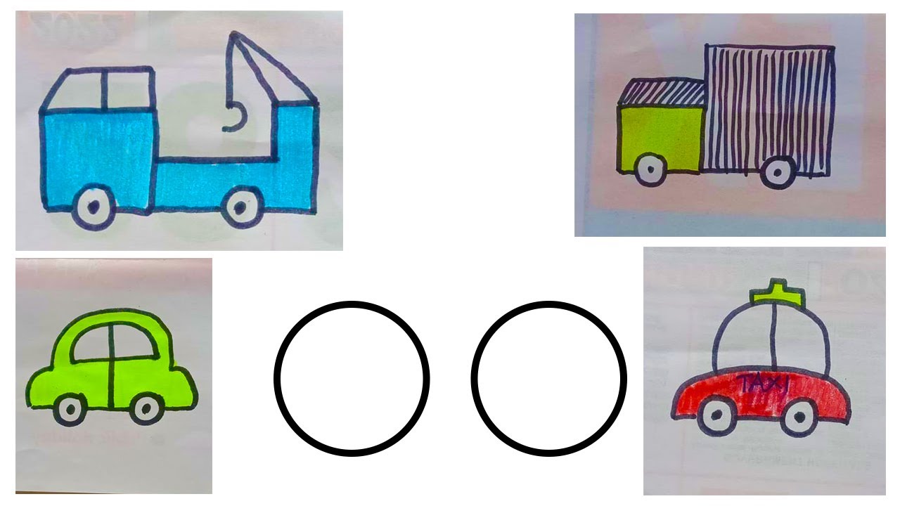 😍 How to draw a Vehicle 😍 In easy way 🤩 SL InkCalli easy drawing - YouTube