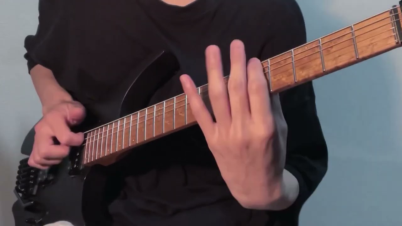 Fast slap guitar riff #13 - YouTube