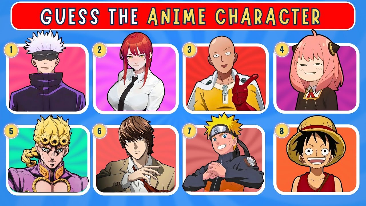 Guess Anime Characters in 5 Seconds💢anime quiz 🔥 - YouTube
