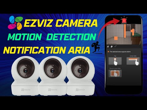 Ezviz Camera Motion Detection & Notification Setup. Ezviz customize motion detection area. - YouTube