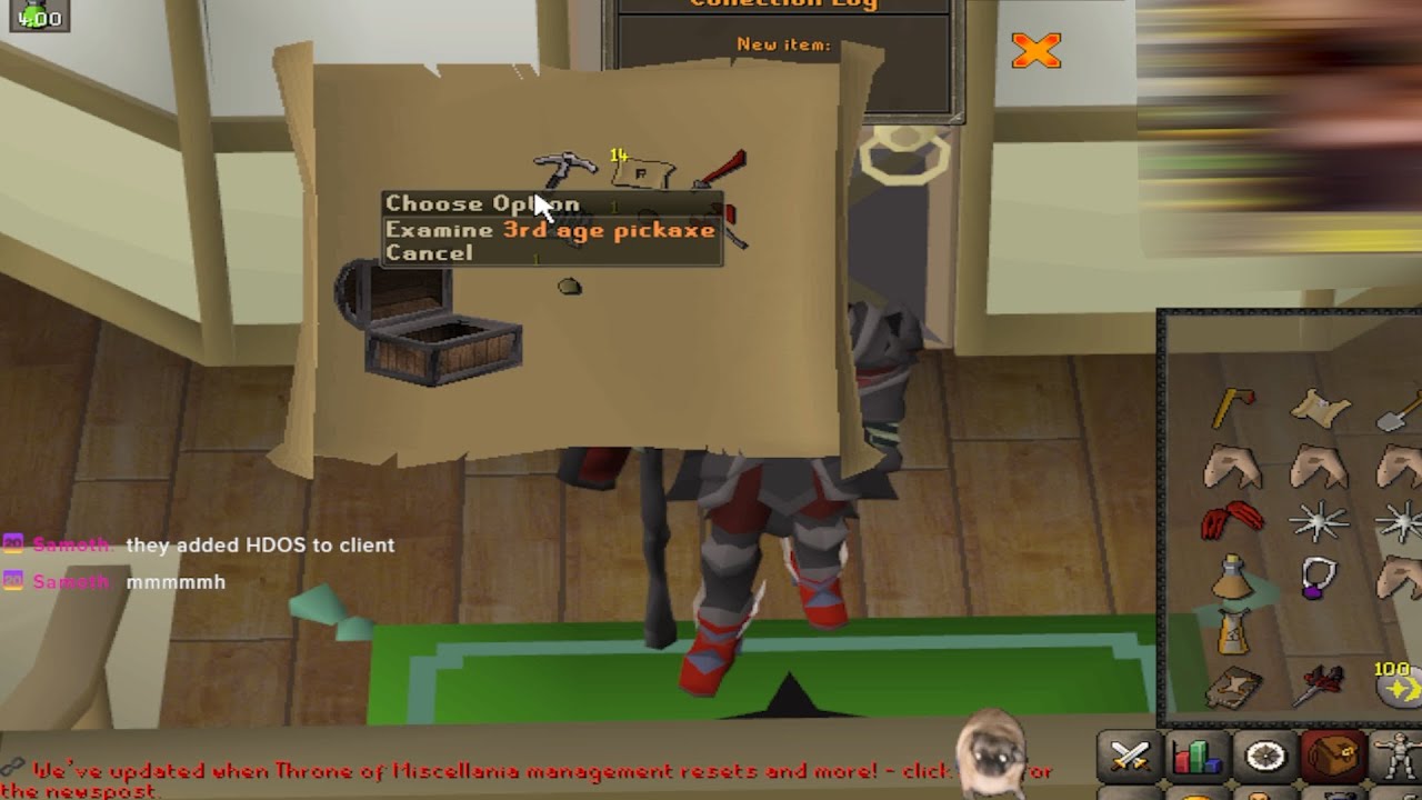 3rd Age Pickaxe FINALLY Here! 13b 🤯 - YouTube