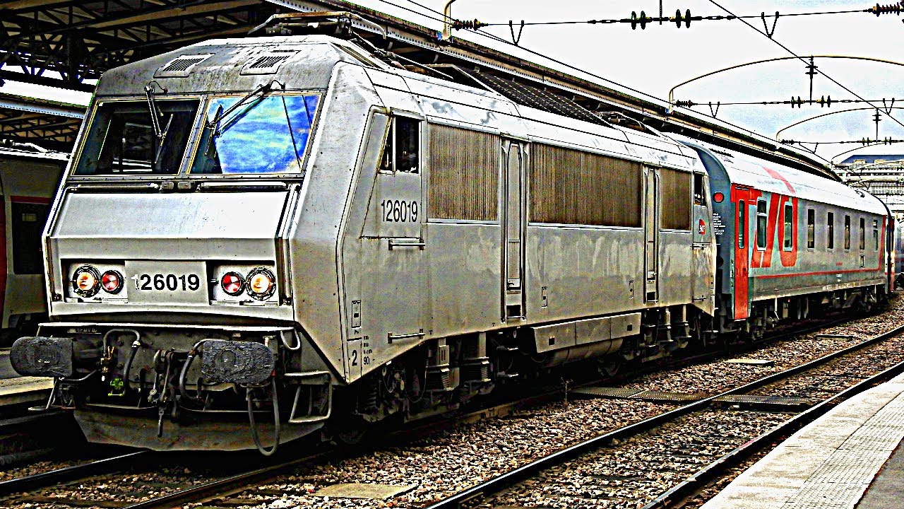 [Russian Railways] - Le Moscou-Express à Paris-Gare de l'Est - YouTube