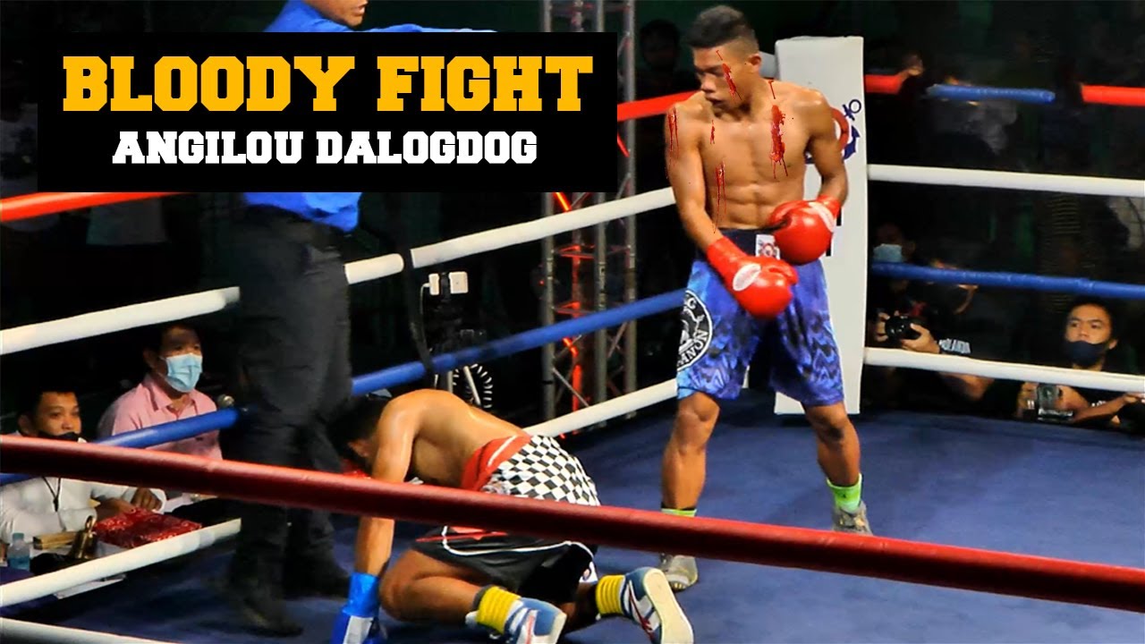 Bloody Fight!!! | Angilou Dalogdog vs. Virgelio Silvano | Kumong Bol ...