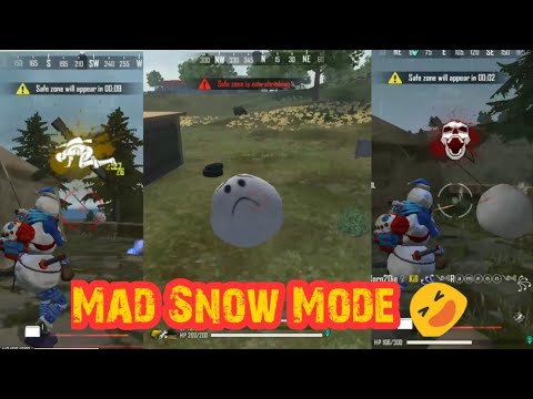 Free fire mad snow mode | The most funny mode ever in free fire 😆 ...