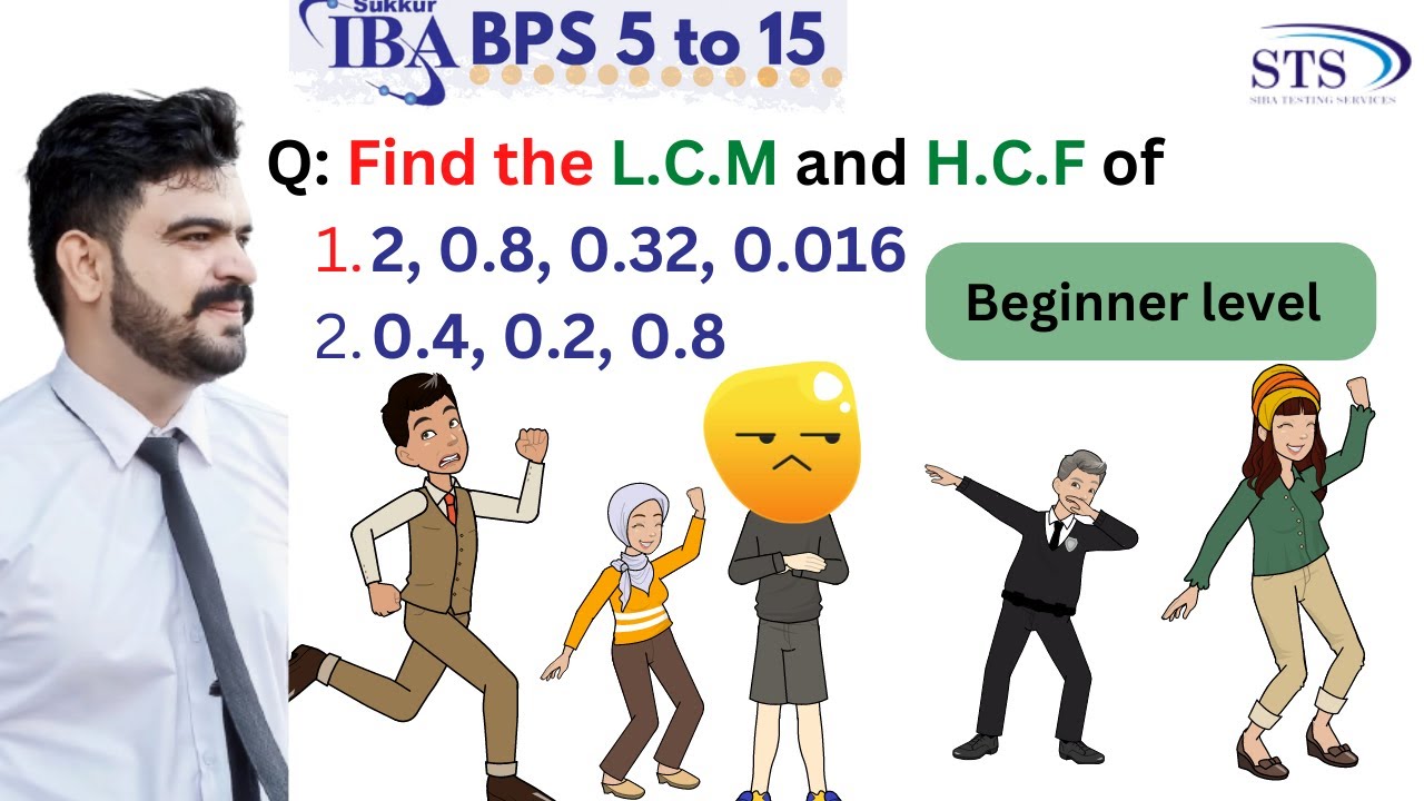 L.C.M and H.C.F of decimals | Intermediate Category| STS| SIBA|| 5 to ...