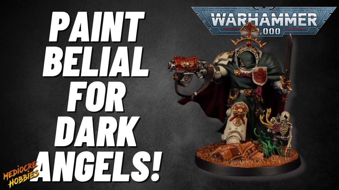 How to Paint Belial, Grand Master of The Dark Angels! #warhammer40k ...