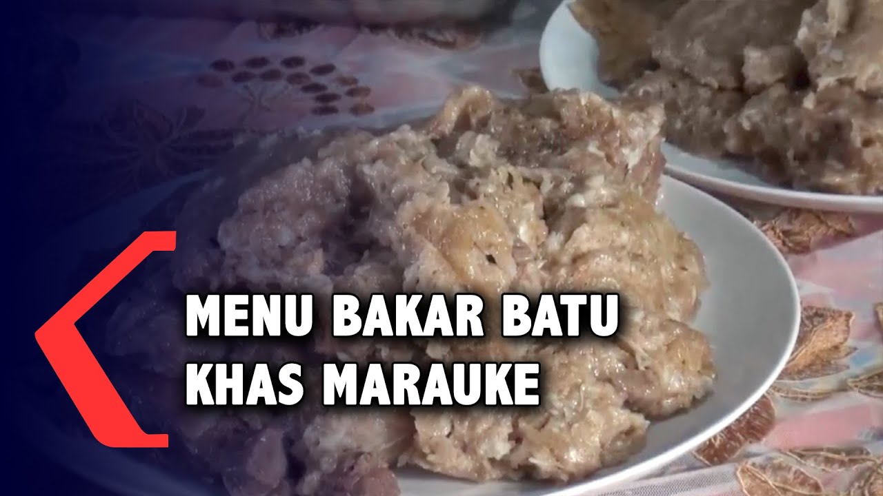 Menu Sagu Sep Bakar Batu Khas Merauke - YouTube