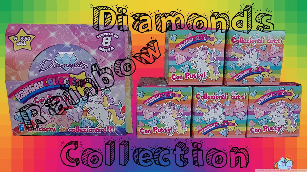 Diamonds Rainbow Collection - Slime un po' meh.... - YouTube