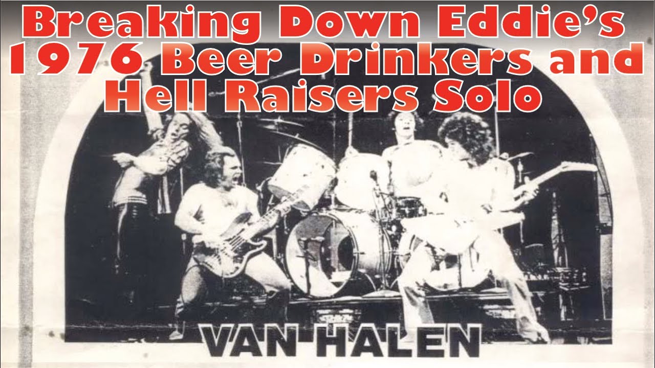 Van Halen - Beer Drinkers and Hell Raisers - Live 1976 - Eddie Van ...