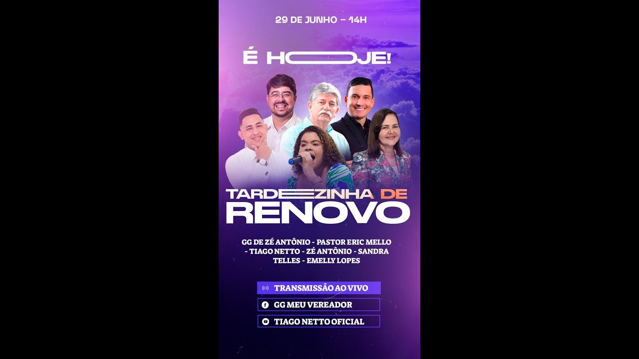47ª Live Tardezinha de Renovo, Com a Cantora Emily Lopes , GG de Zé ...