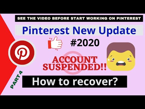Pinterest New Update 2020 | How To Recover Pinterest Suspended Account ...