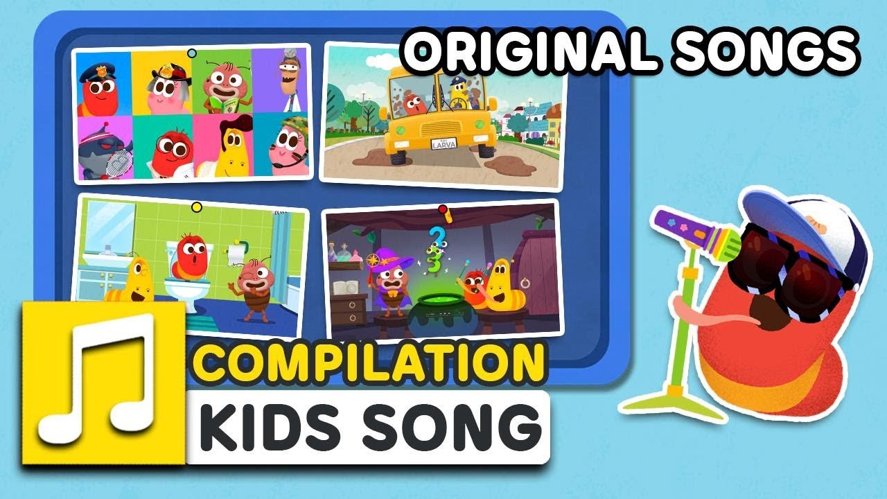 LARVA KIDS ORIGINAL SONG COMPILATION | 30MIN | LARVA KIDS | SUPER BEST ...