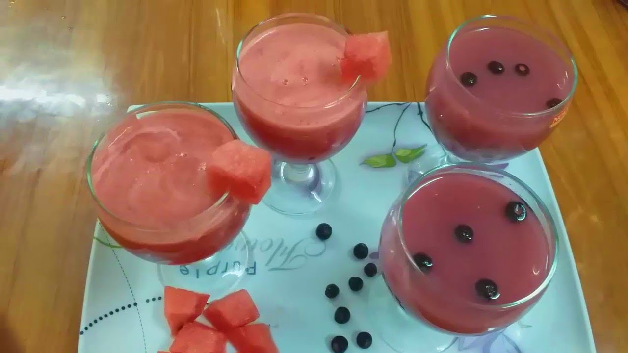 How to make refreshing Falsa and Watermelon Drinks. - YouTube