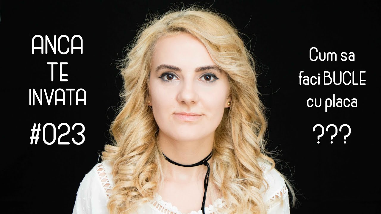 Cum sa faci BUCLE cu placa ? How to create easy flat iron curls ...