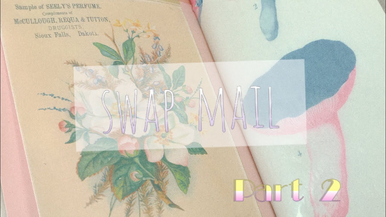 swap mail / 頂いた交換便のご紹介 part2 / from erisan - YouTube