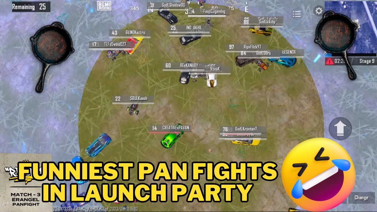 Funniest PAN FIGHT IN LAUNCH PARTY🤣 #bgmi #godlike #soul #jonathan ...
