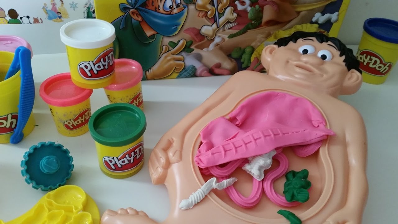 Play doh operation playset doctor bibber hasbro playdough toyo videos ...