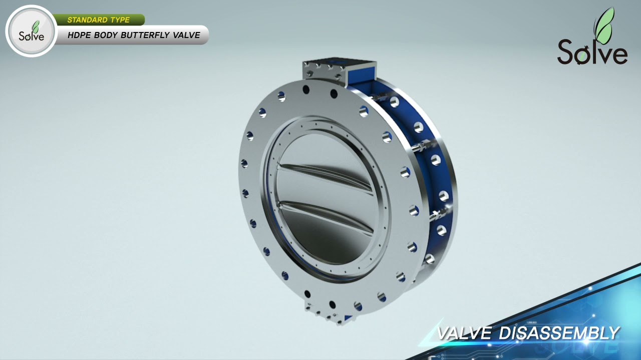 HDPE BODY BUTTERFLY VALVE - YouTube