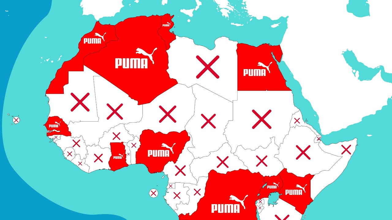 All Countries With PUMA in 2025! - YouTube