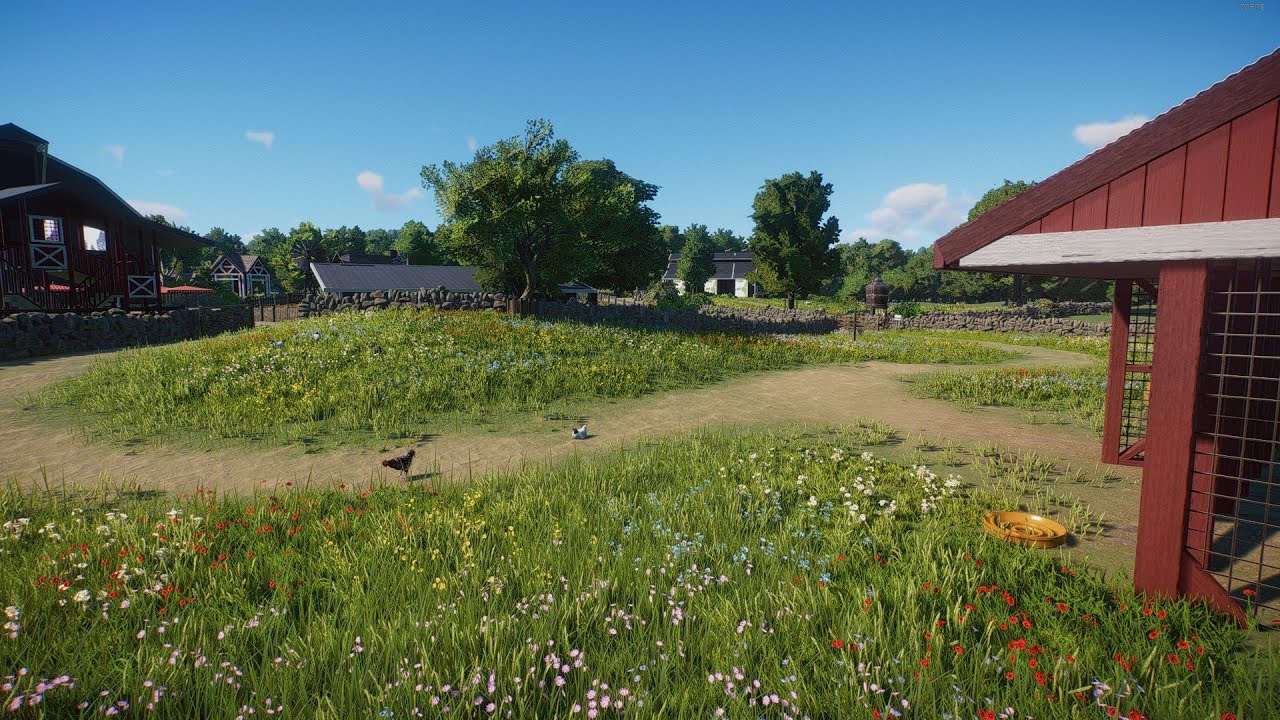 Planet zoo: Episode 8 Sycamore Farm - Sussex Chicken Habitat and ...