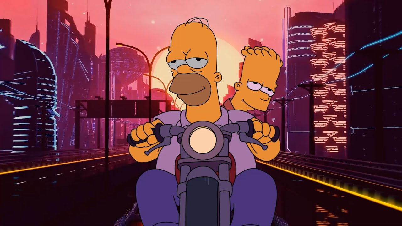 Chill Drive - Lofi hip hop mix ~ Stress Relief, Relaxing Music, Simpson ...