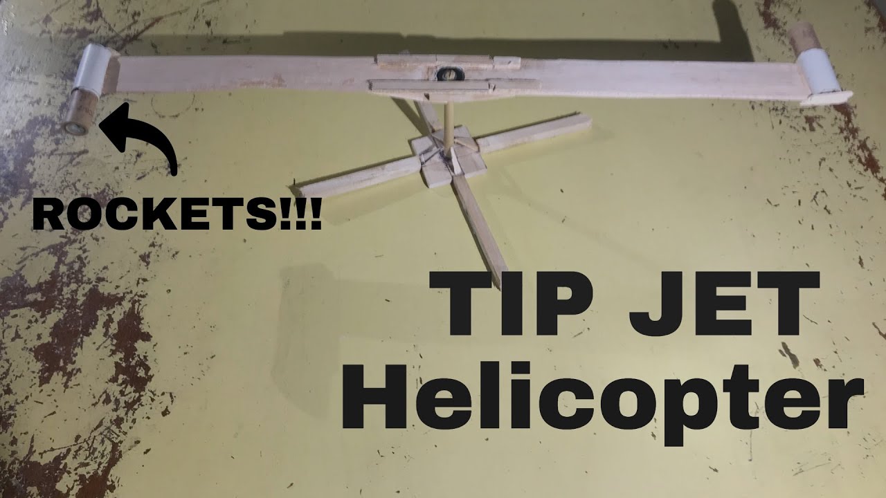 Making a tip jet helicopter with ROCKETS!!! - YouTube