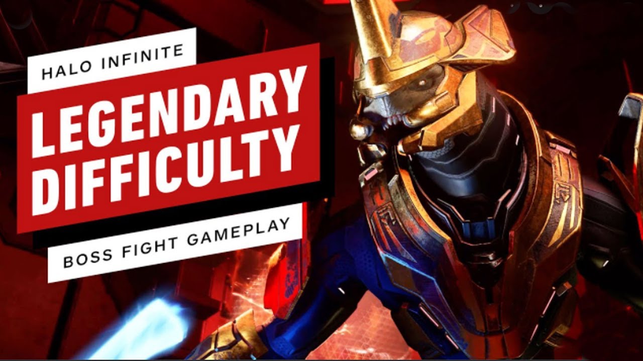 Halo Infinite: Legendary Difficulty Boss Fight Gameplay - YouTube