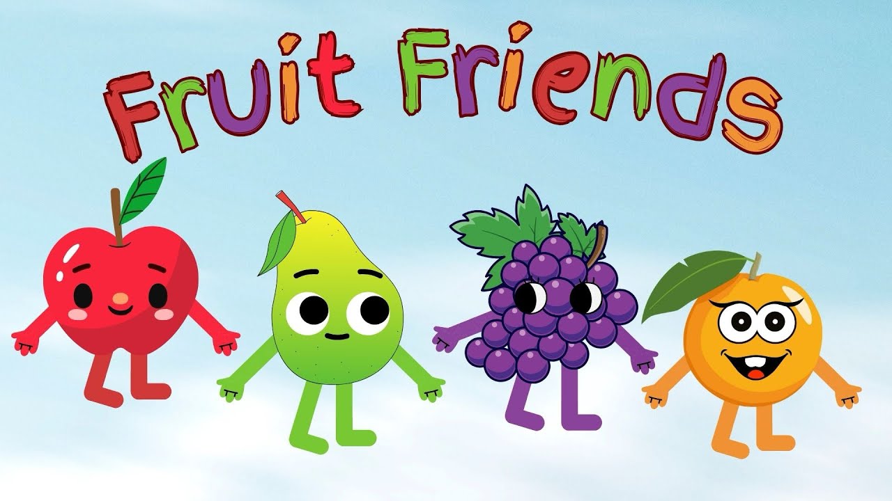 Fruit Friends - Learning Fruit Names - YouTube