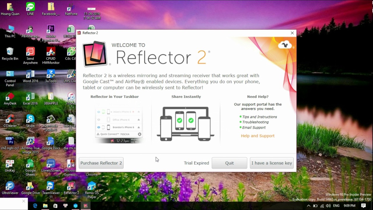 Reflector 2 full - Chiếu màn hình iphone lên laptop - YouTube