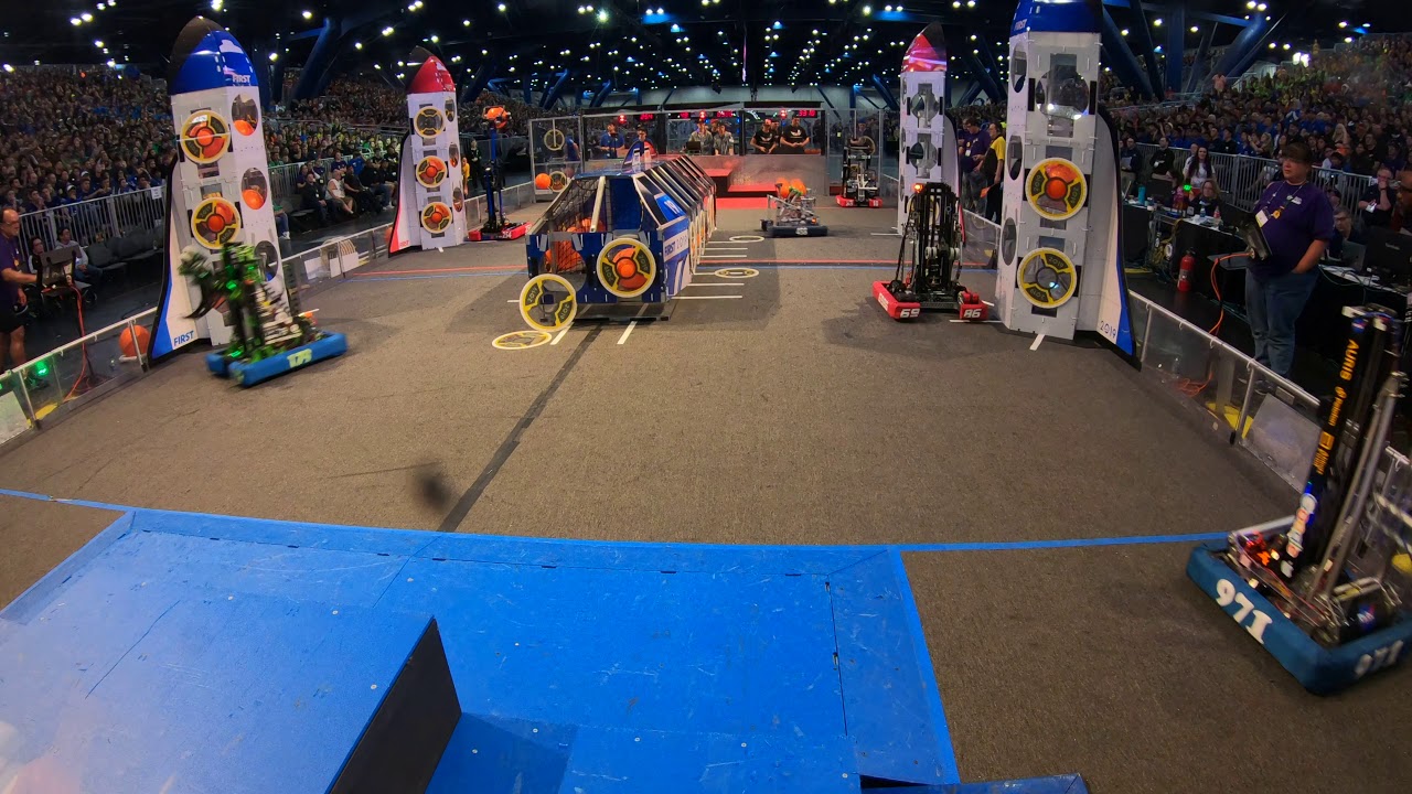 FRC Einstein Houston 2019 - Match 9 - Behind the Glass - YouTube